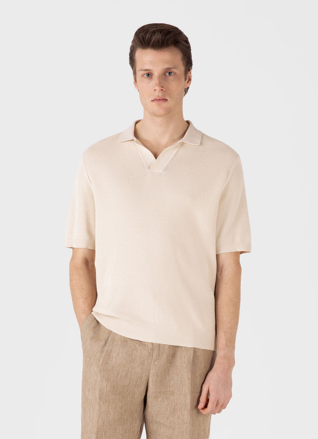 Men’s Knitted Polo Shirts | Sunspel